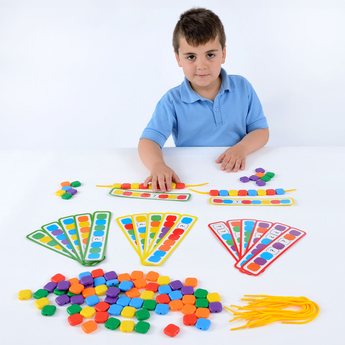 Lacing Colour Sequence Beads - Educational Advantage, Distributor for ...
